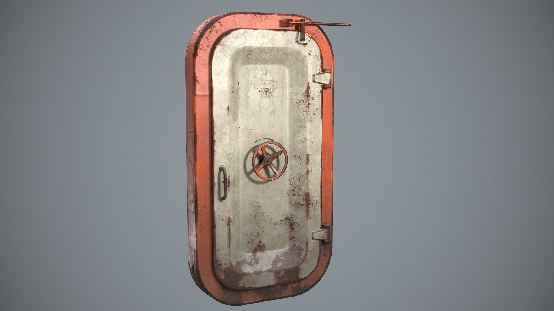 3D model Blast door Game-ready VR / AR / low-poly rigged animated ...