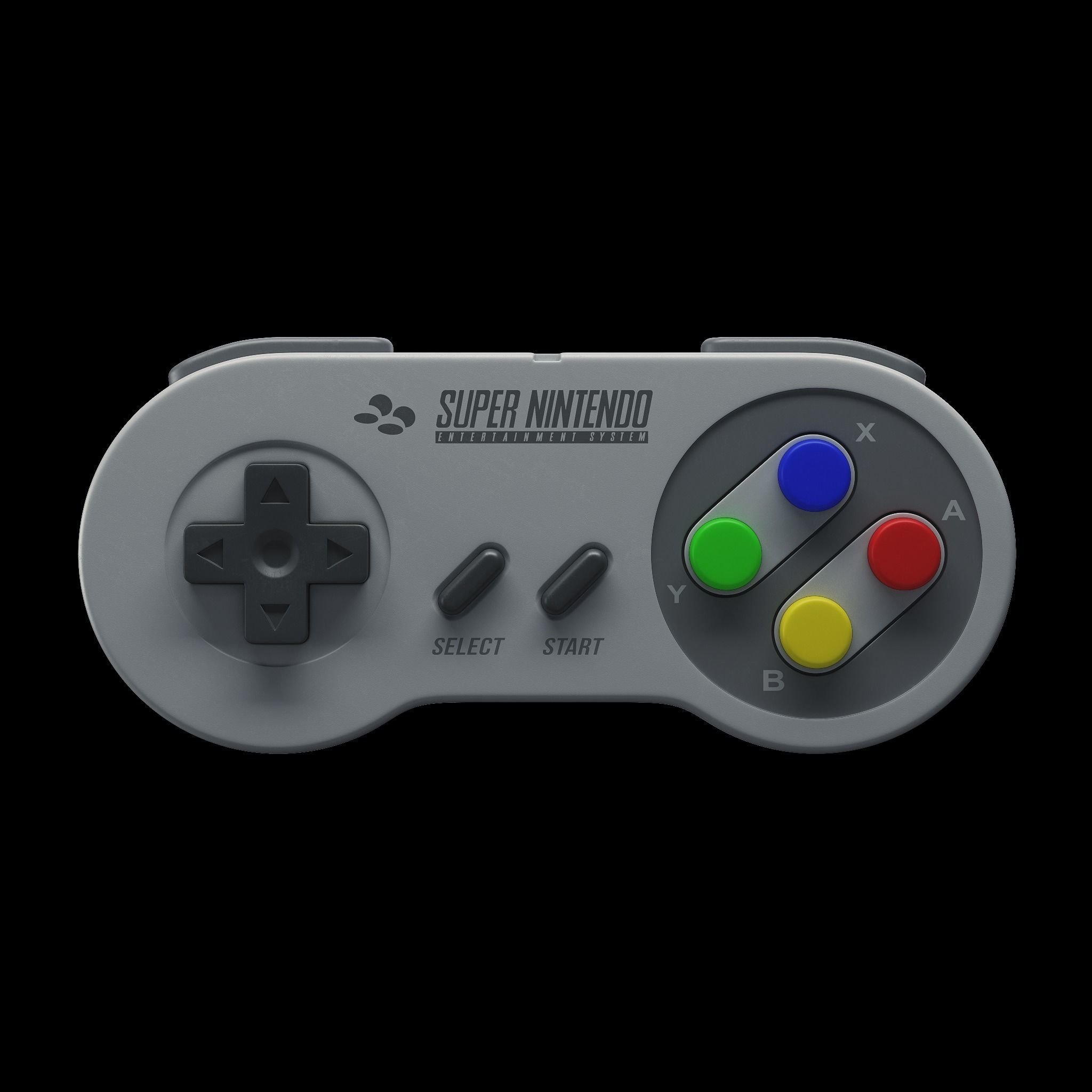 Super Nintendo Controller 3D model | CGTrader