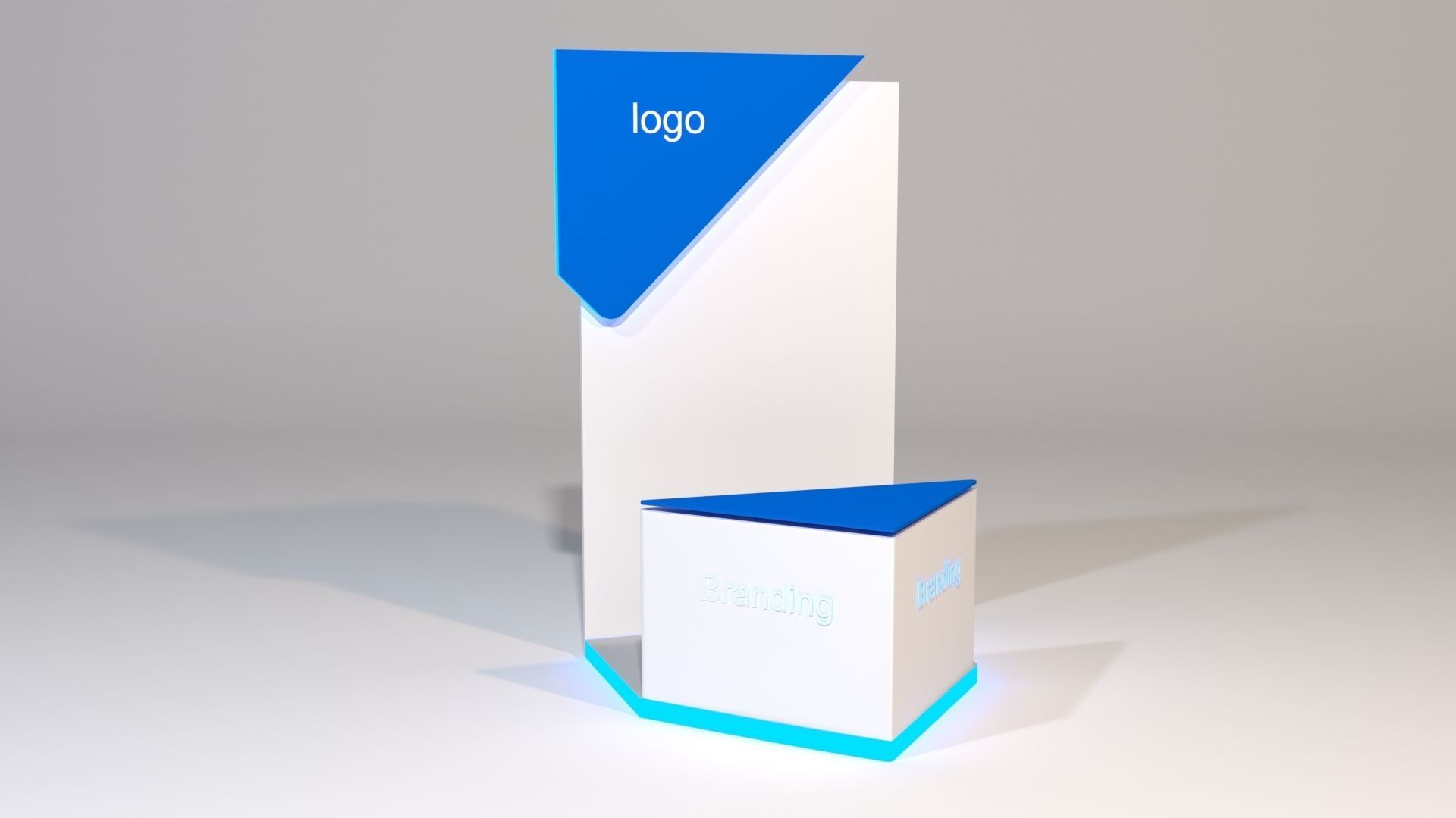 Promotional Desk 3D model | CGTrader