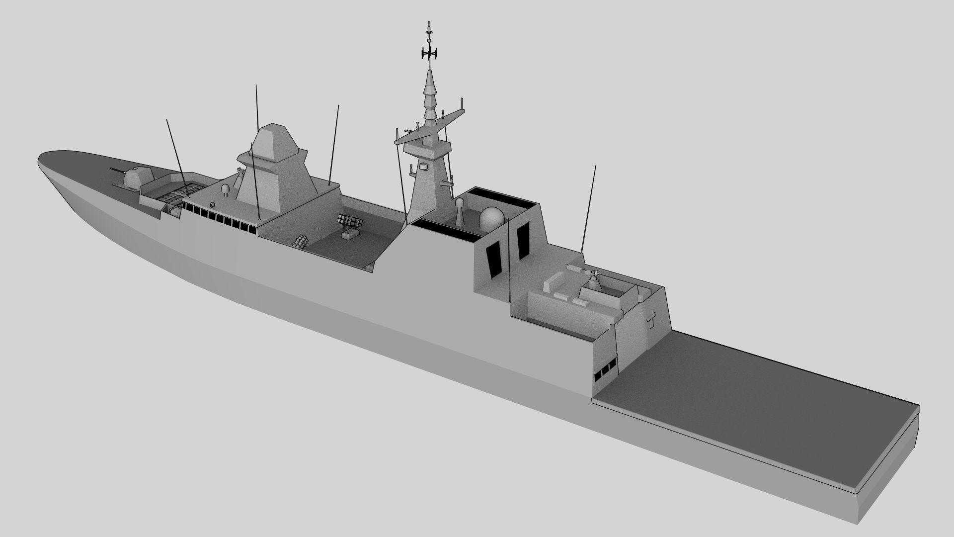 3D model FFG Formidable VR / AR / low-poly | CGTrader