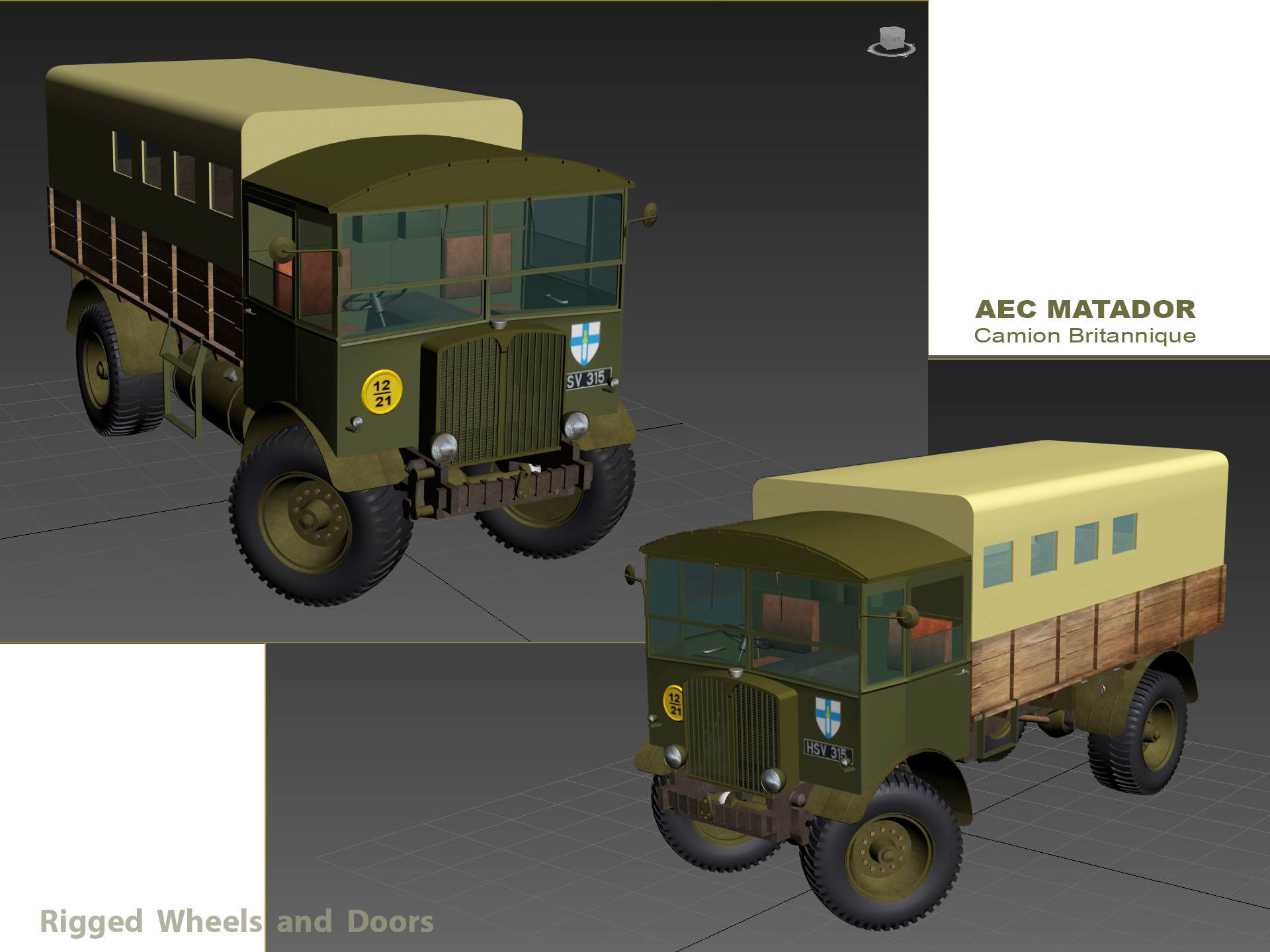 AEC Matador 3D model rigged | CGTrader
