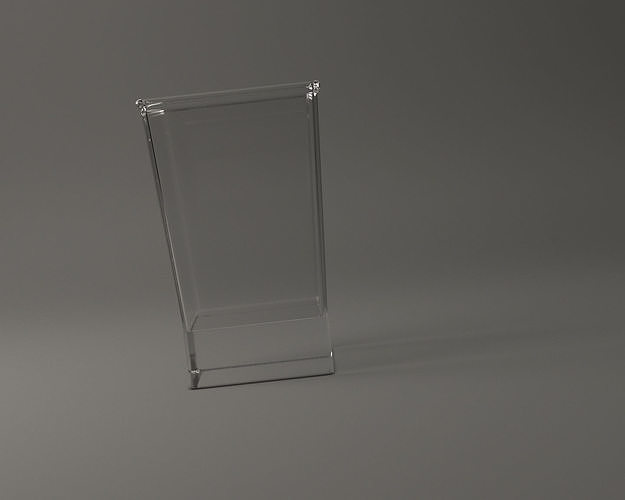GLASSWARE---Square Glass 006 3D model 3D printable | CGTrader