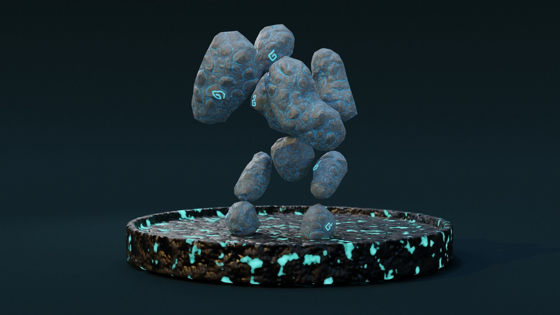 3D model Rune Golem VR / AR / low-poly rigged animated | CGTrader