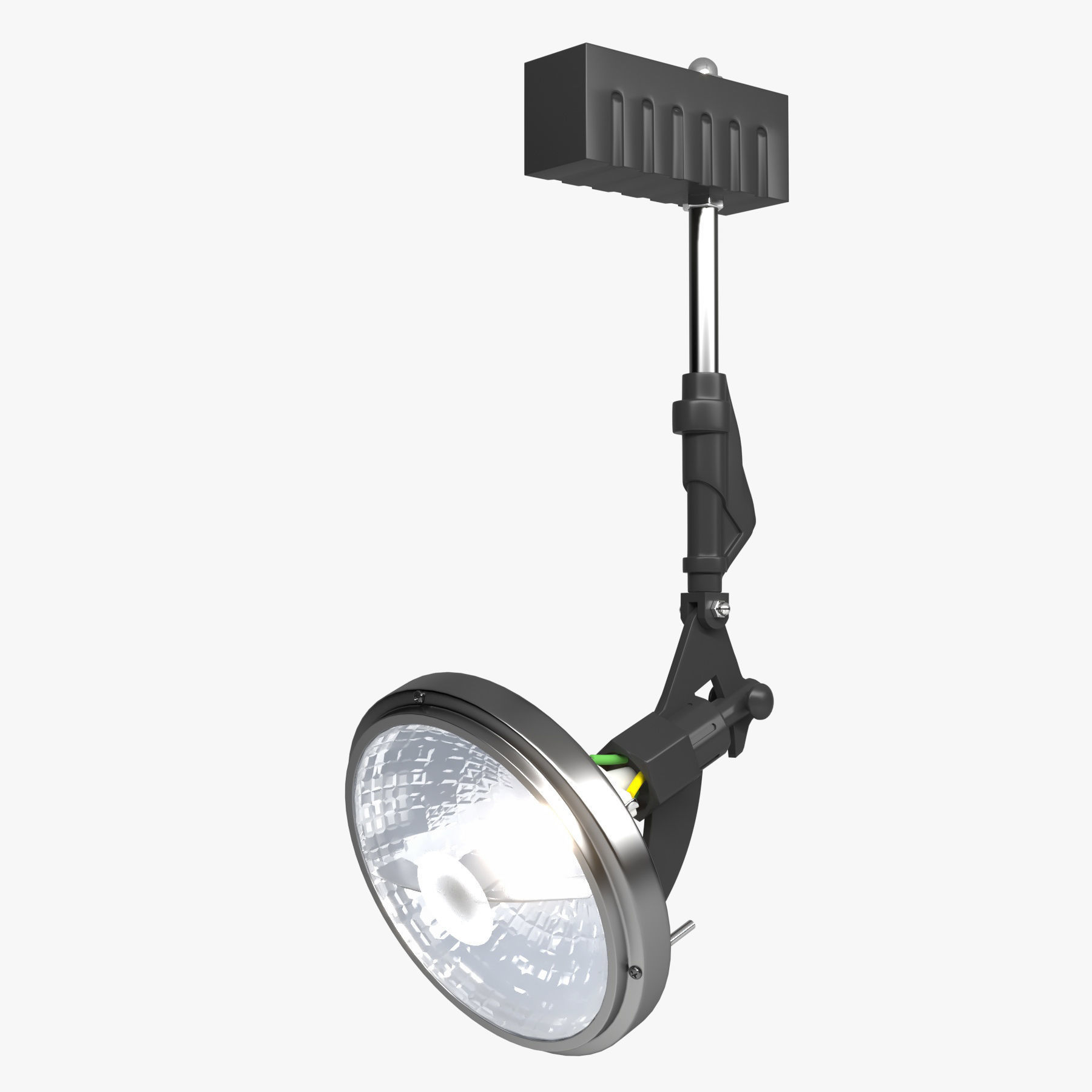 Halogen light 3D model | CGTrader