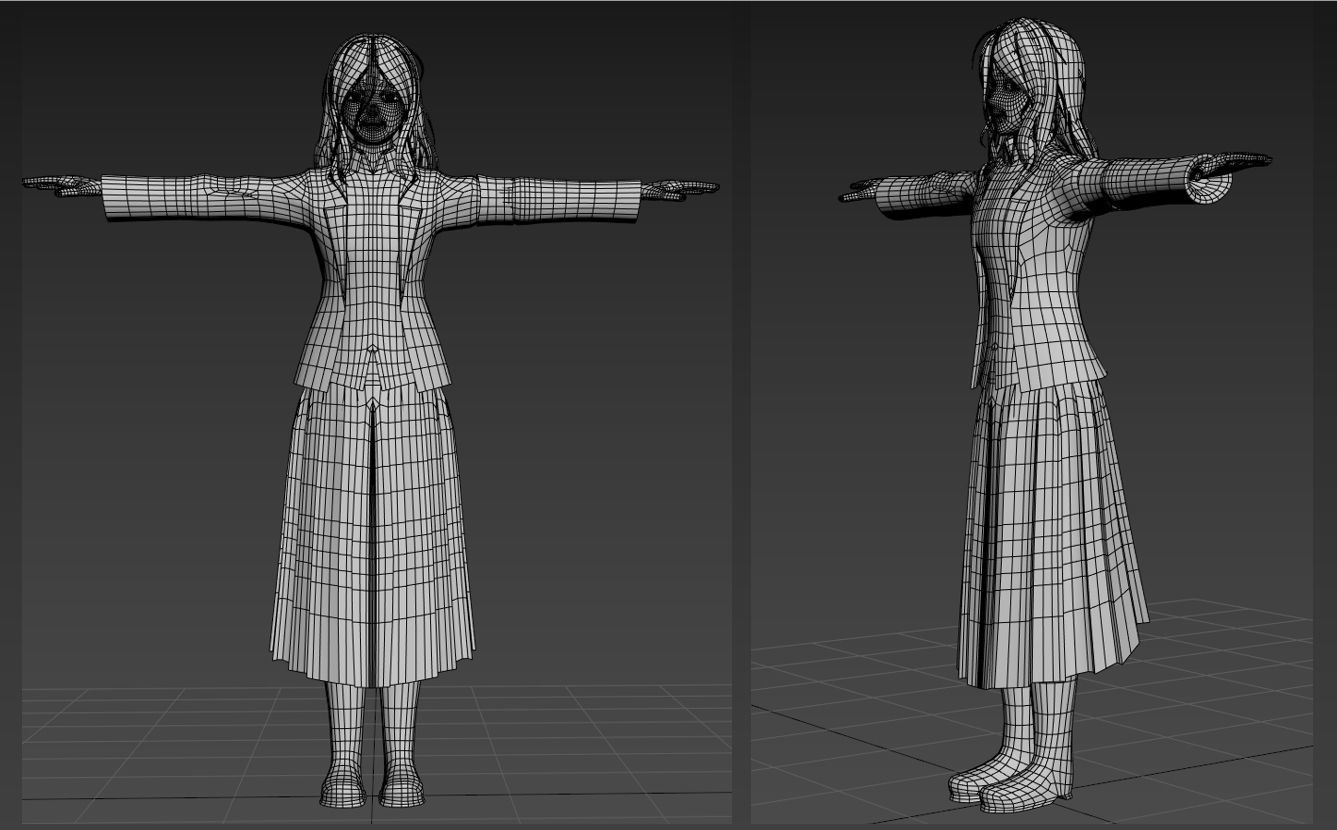 Pieck SNK VRChat Avatar PC 3D model rigged | CGTrader