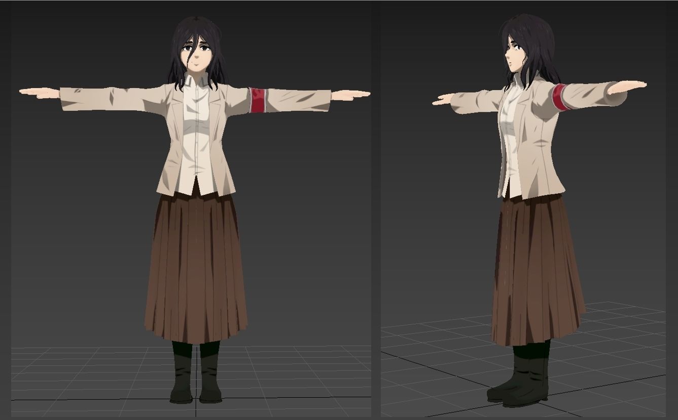 Pieck SNK VRChat Avatar PC 3D model rigged | CGTrader