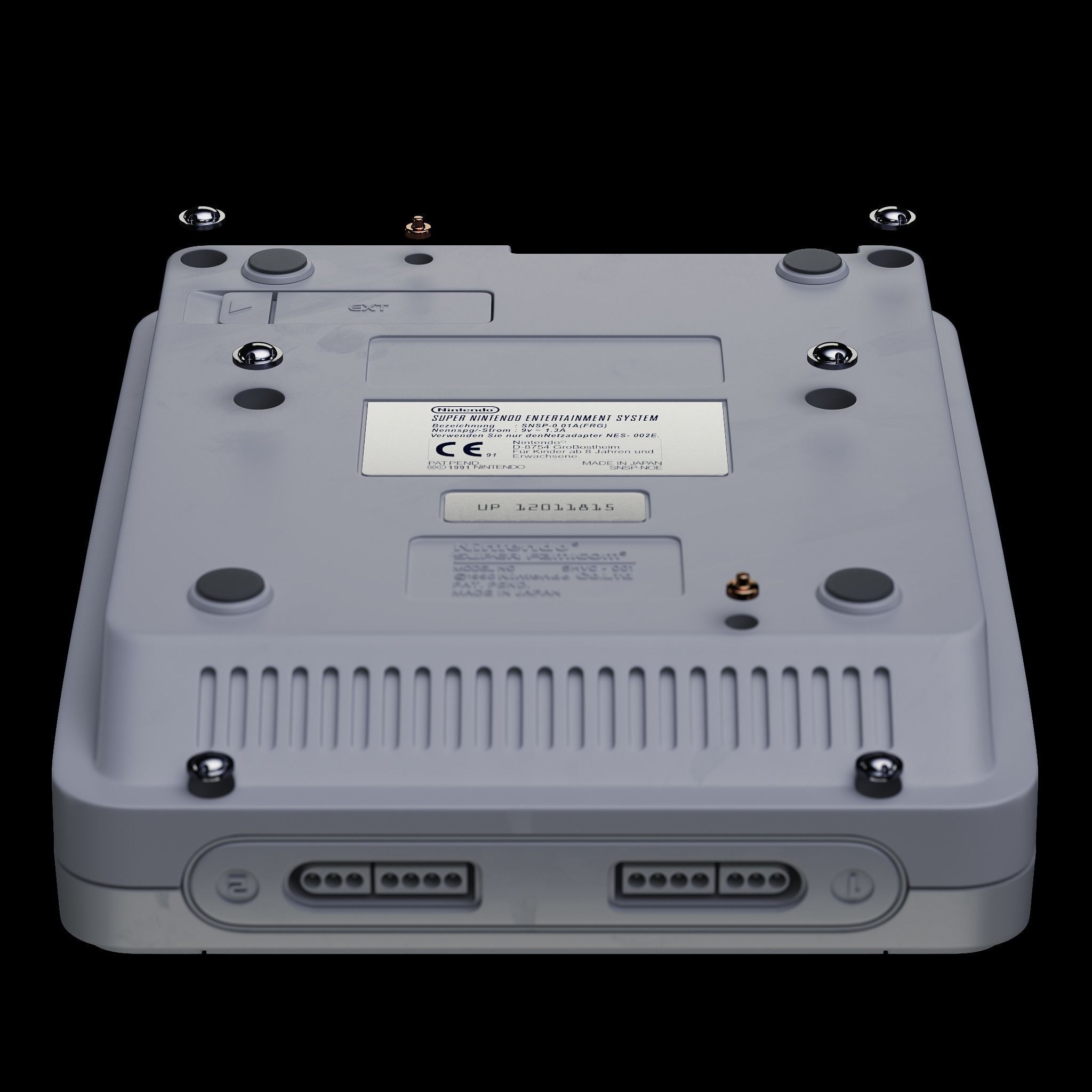 Super Nintendo Console 3D model | CGTrader