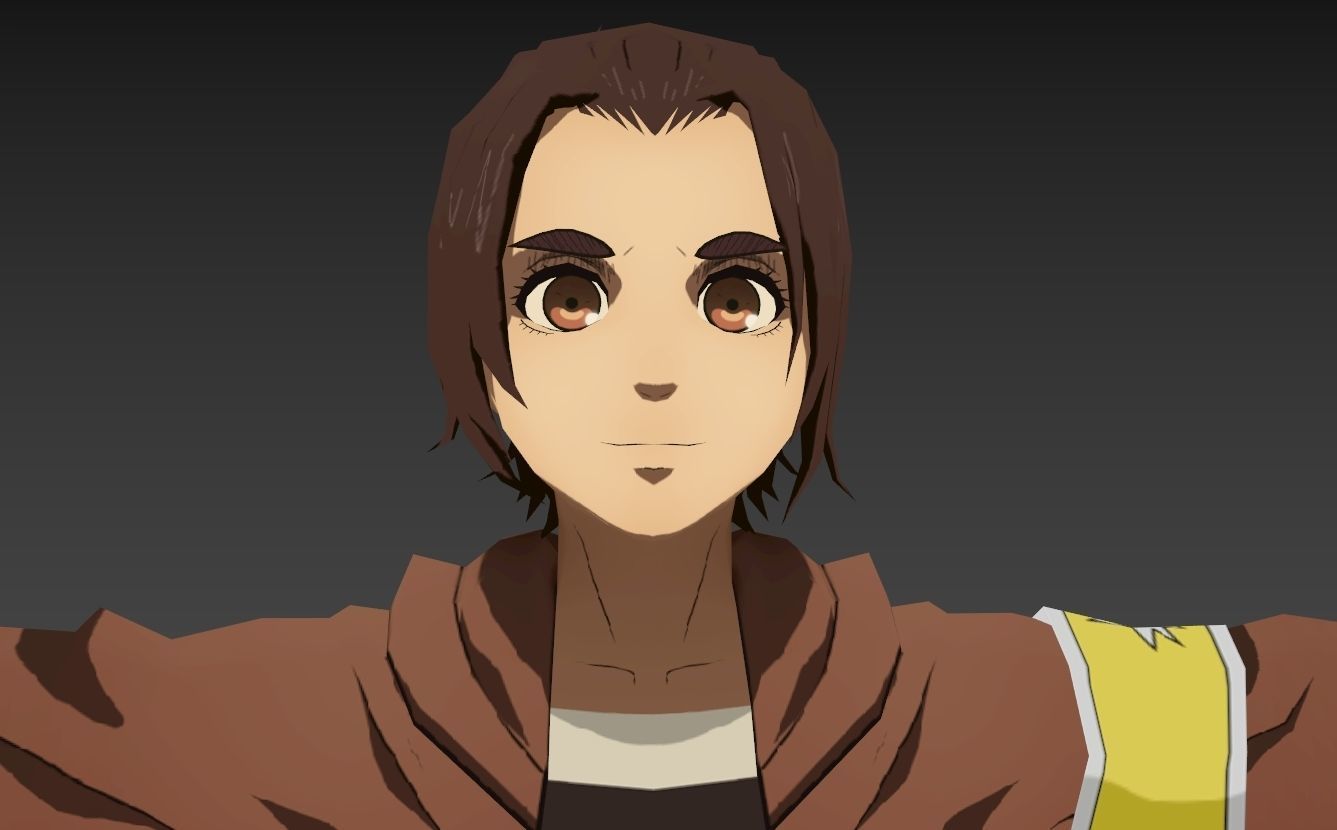 3D model Gabi AOT VRChat Oculus Quest VR / AR / low-poly rigged | CGTrader