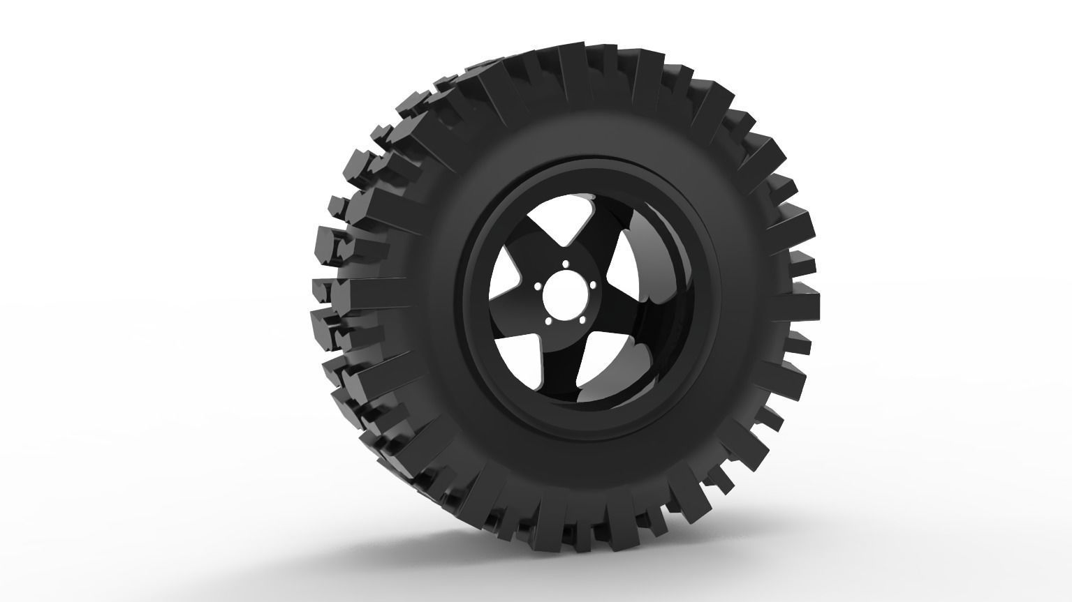 Super Swamper TSL Bogger Scale Tire 3D model 3D printable | CGTrader