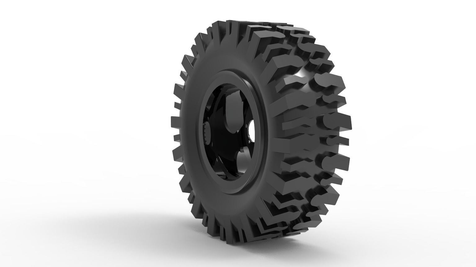 Super Swamper TSL Bogger Scale Tire 3D model 3D printable | CGTrader
