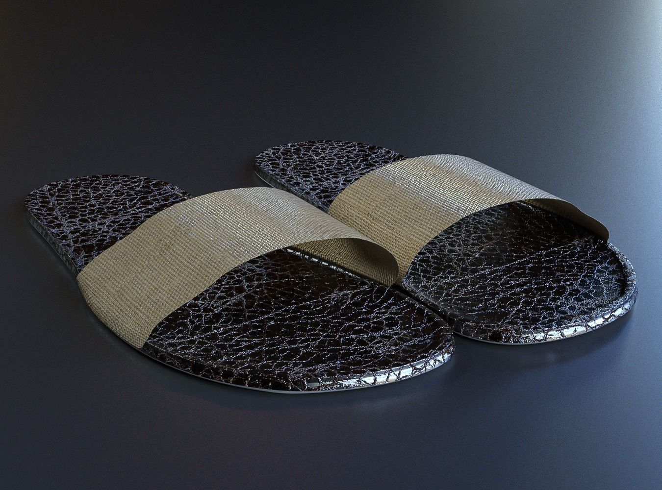 Slipper free 3D model | CGTrader