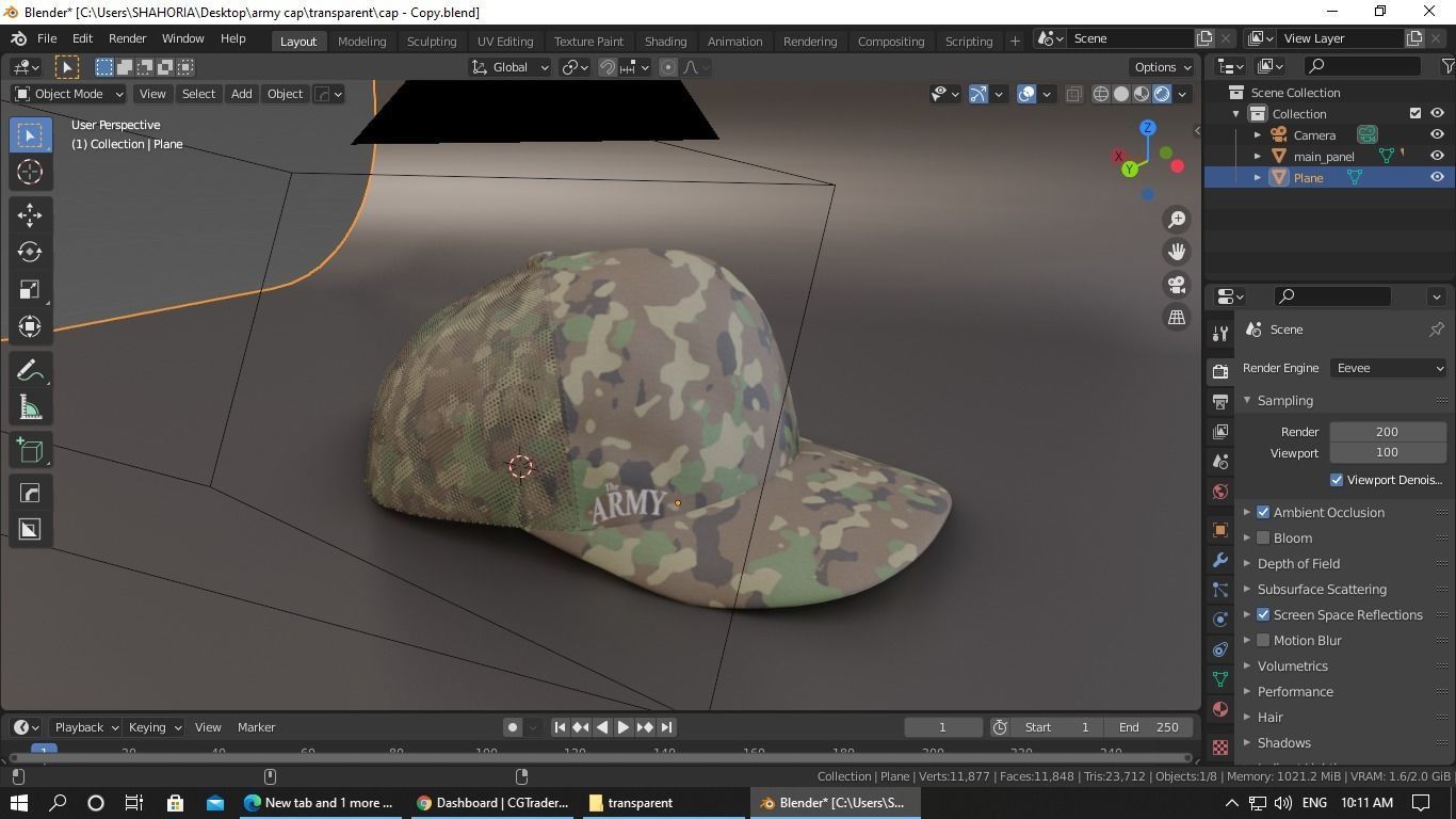 Cap-Hat 3D model | CGTrader