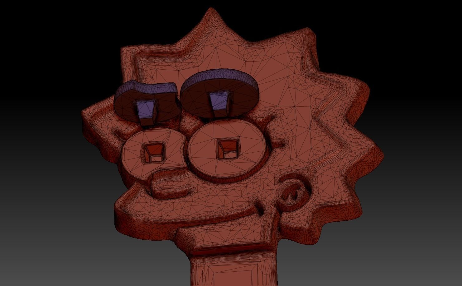 Lisa Simpson Bookmark 3D model 3D printable | CGTrader