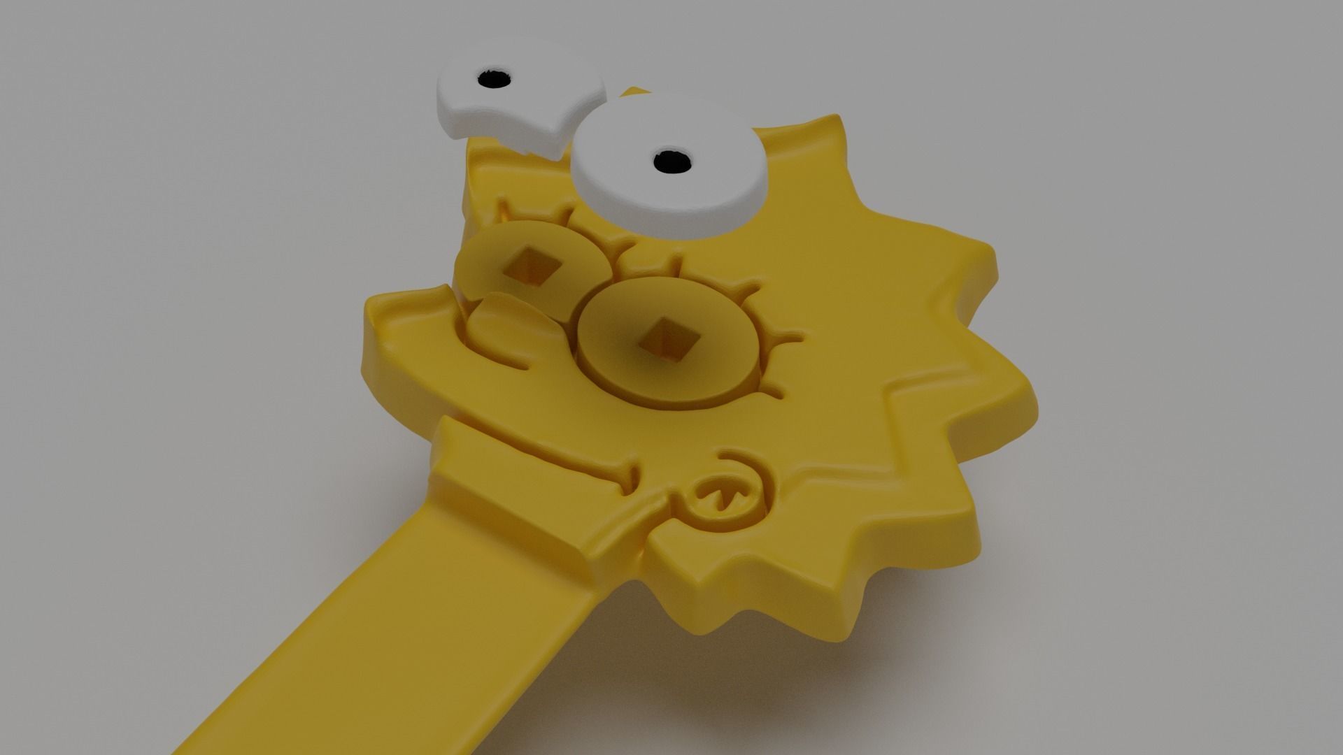 Lisa Simpson Bookmark 3D model 3D printable | CGTrader