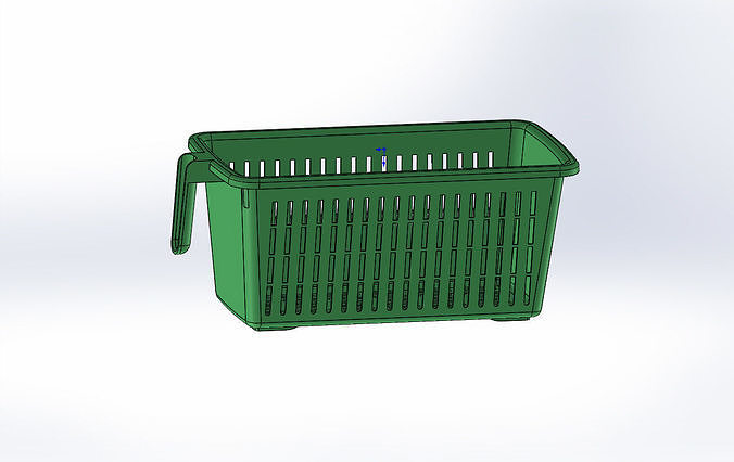 basket with handles 3D model | CGTrader
