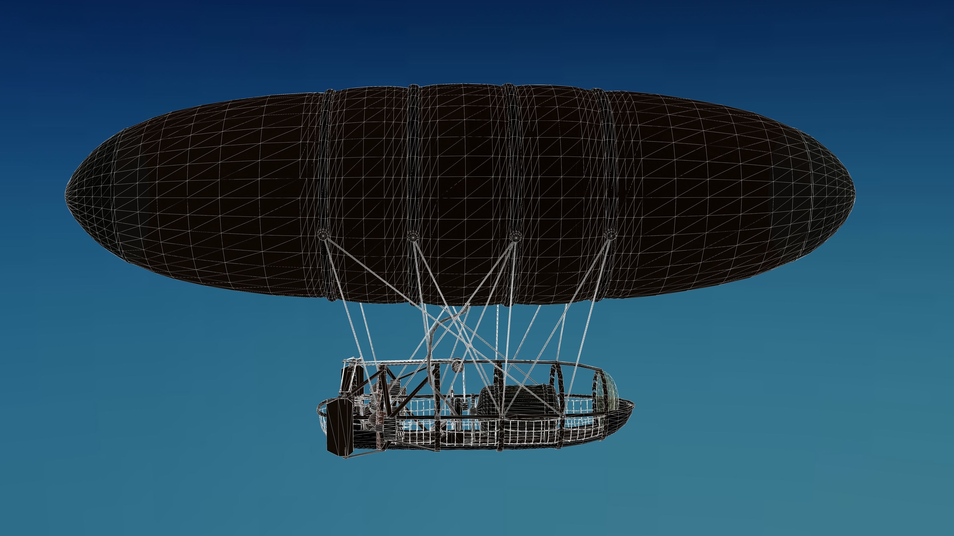 3D model Air Balloon Ship VR / AR / low-poly | CGTrader