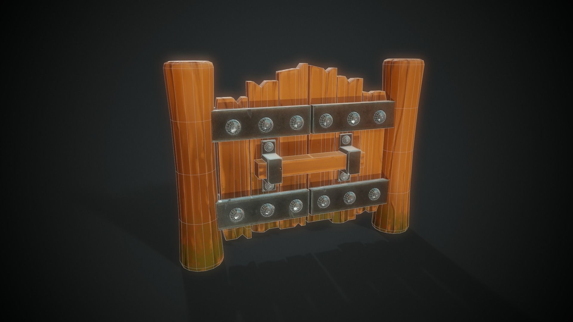 3D model Stylized Gate - Tutorial Included VR / AR / low-poly | CGTrader