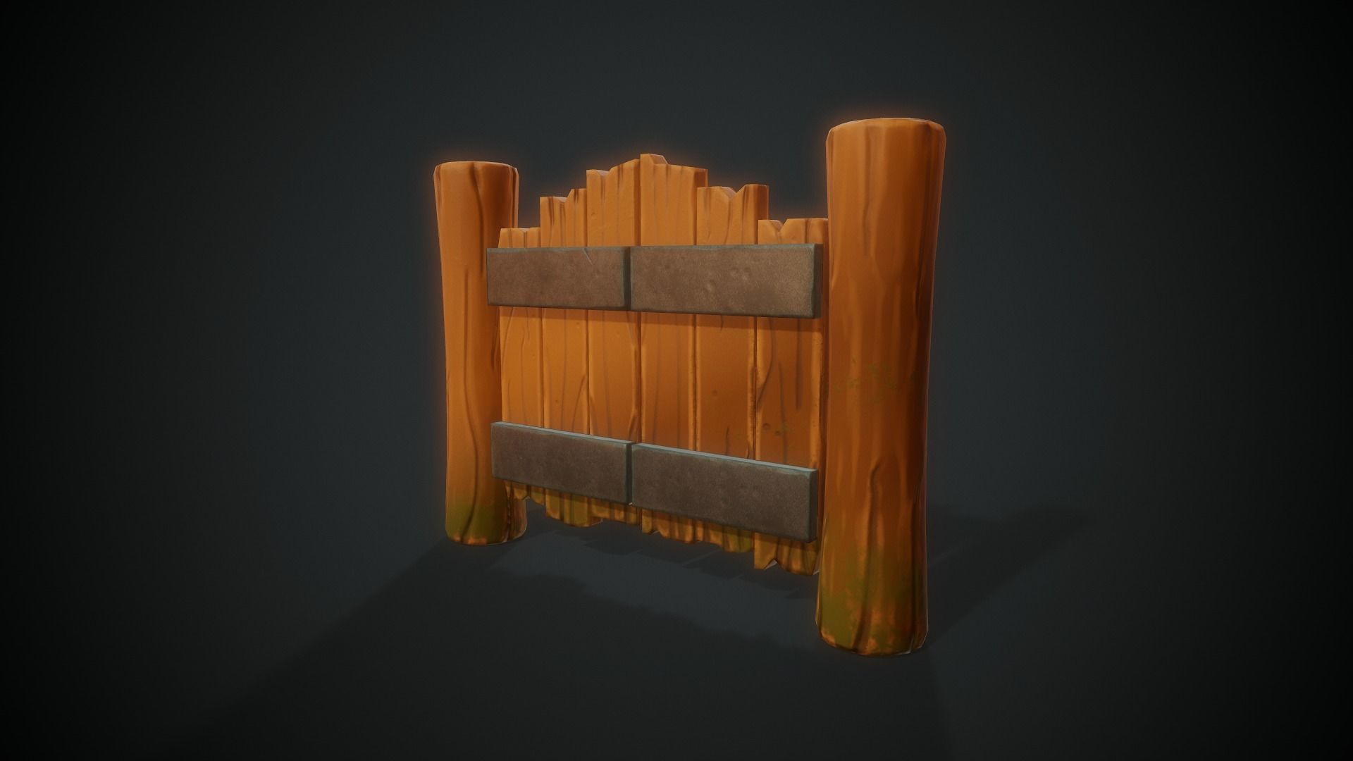 3D model Stylized Gate - Tutorial Included VR / AR / low-poly | CGTrader