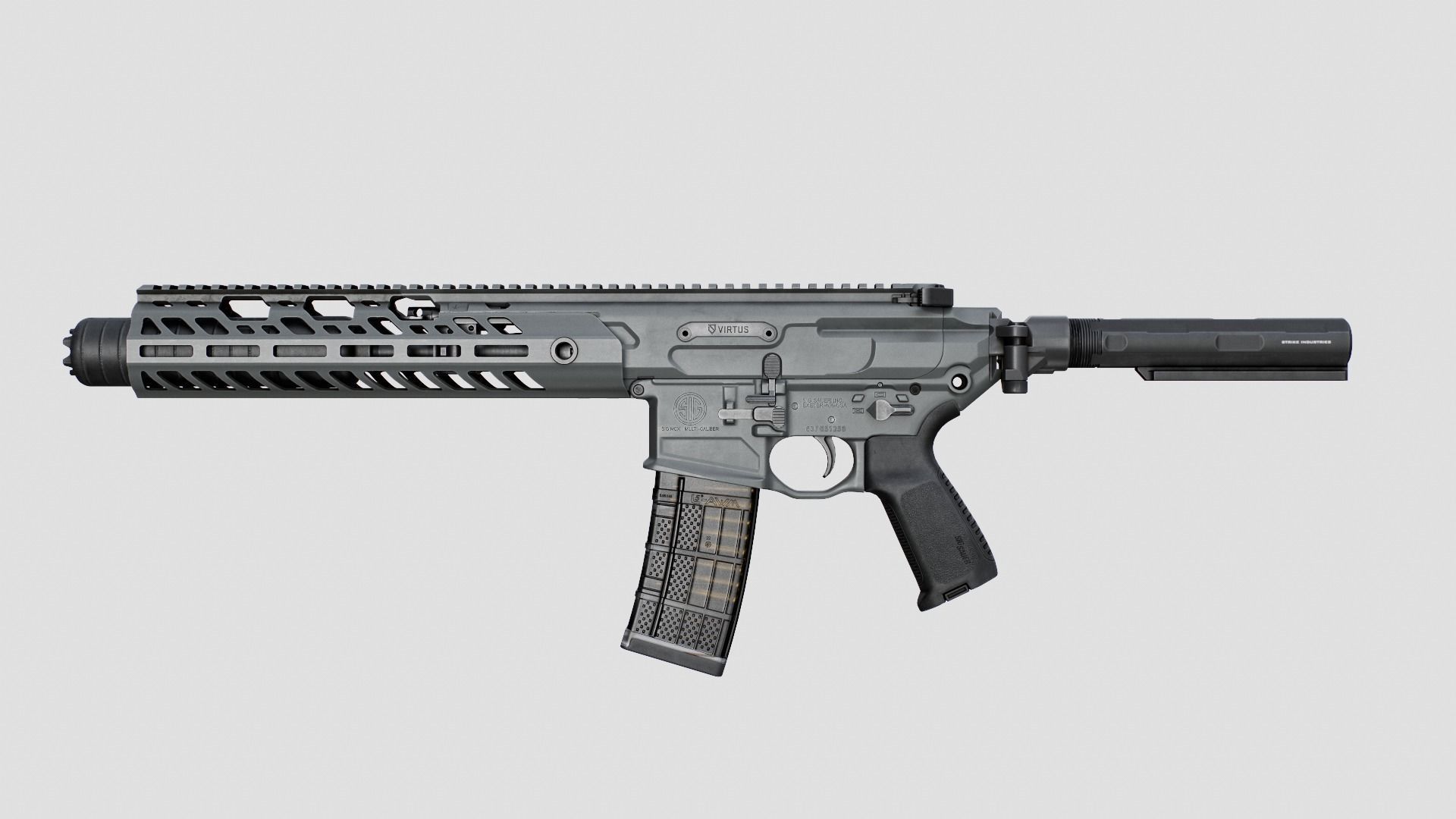 3D model Sig Sauer MCX Virtus Assault Rifle VR / AR / low-poly | CGTrader