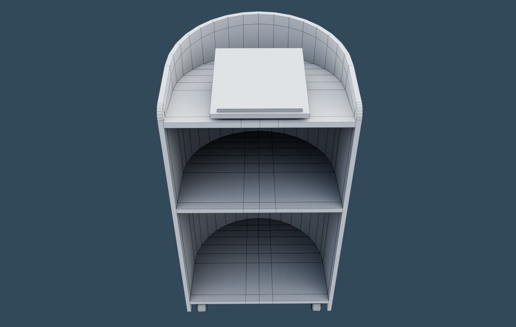 3D model Round Wooden Pulpit VR / AR / low-poly | CGTrader