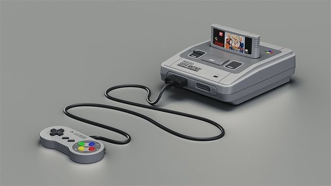 Super Nintendo Entertainment System 3D model | CGTrader