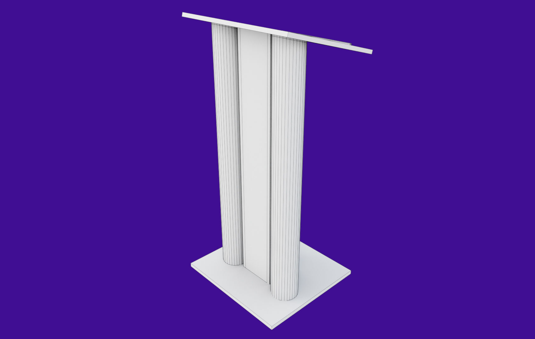 3D model Pulpit With Metal Columns VR / AR / low-poly | CGTrader