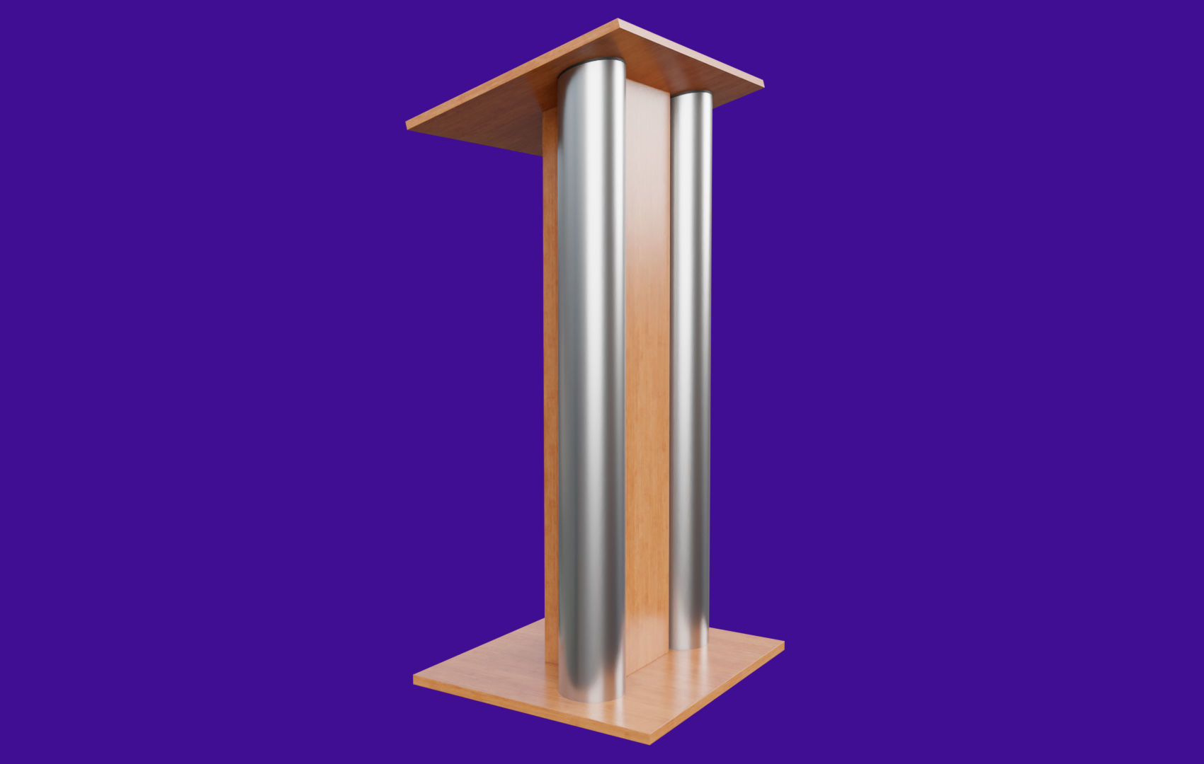 3D model Pulpit With Metal Columns VR / AR / low-poly | CGTrader