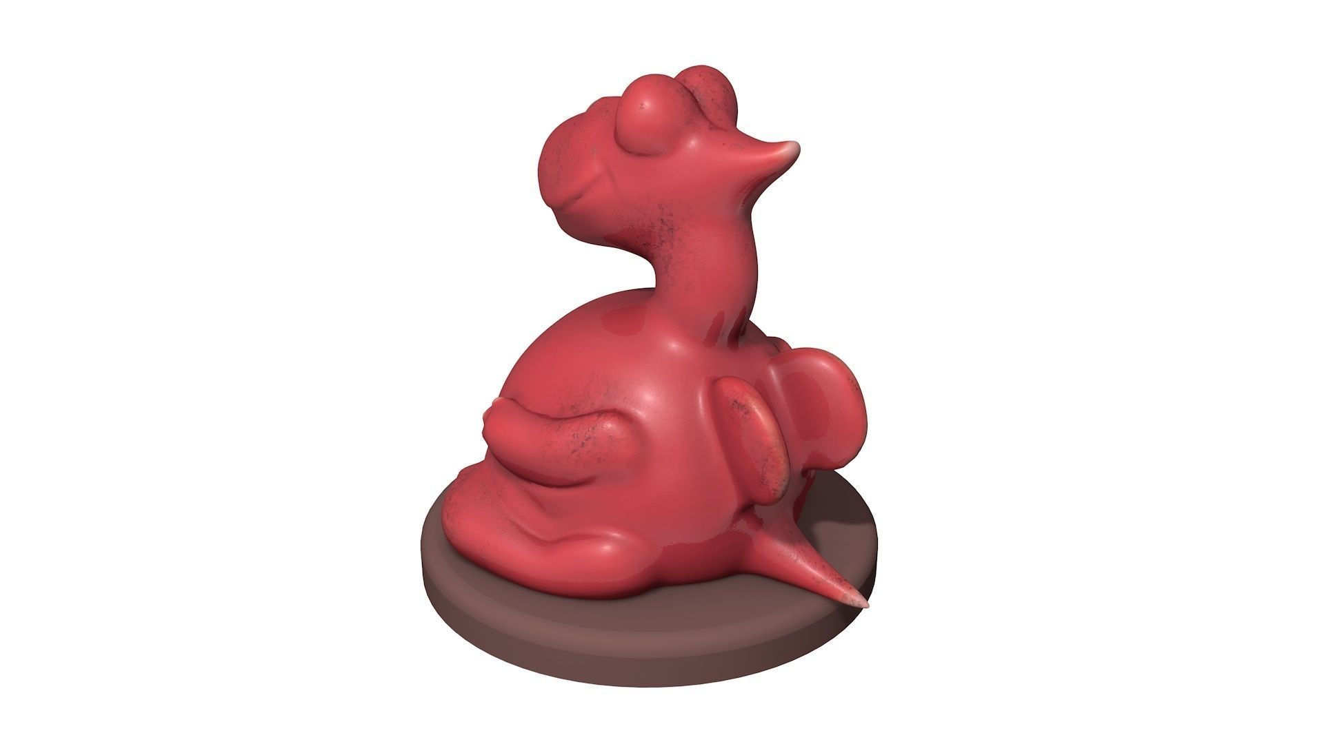 Little pink Draco 3D model | CGTrader
