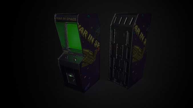 Arcade game machine free VR / AR / low-poly 3D model | CGTrader