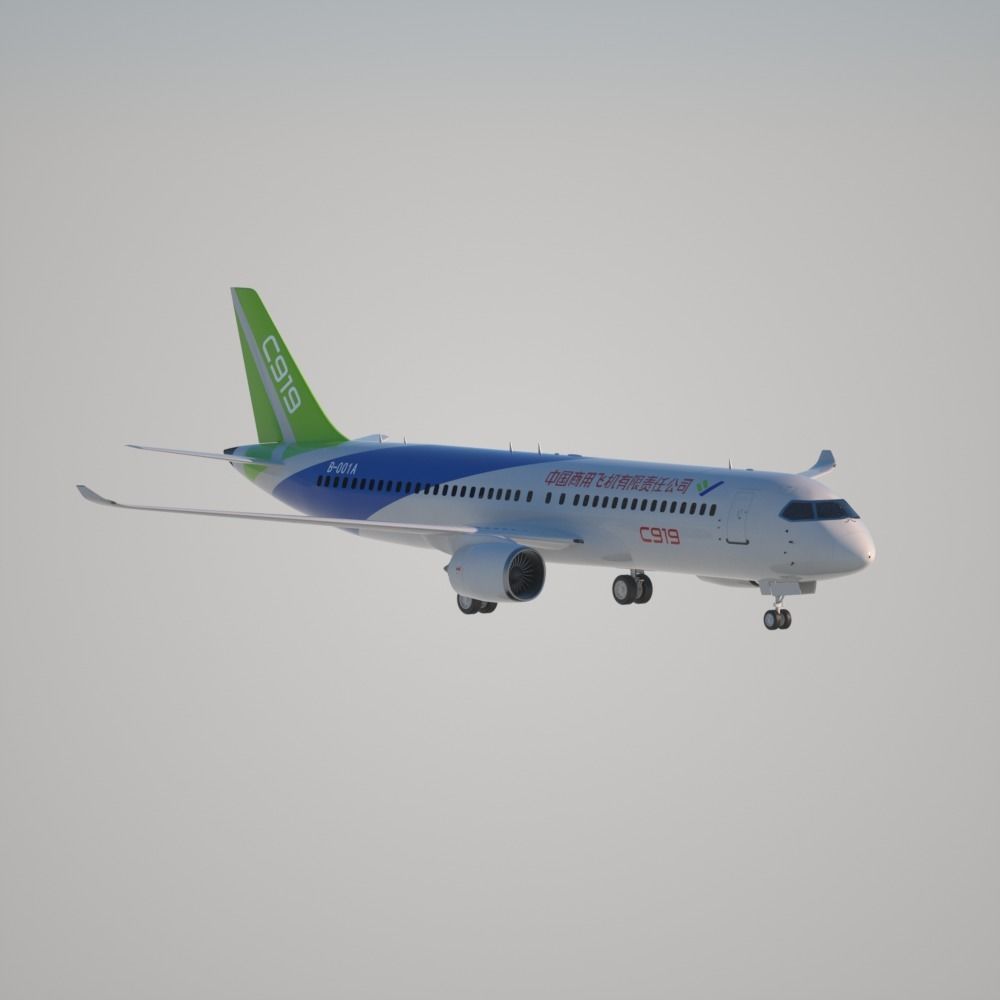 COMAC C919 3D model | CGTrader