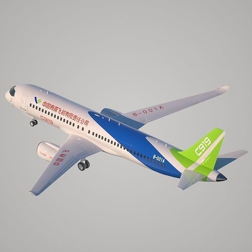 COMAC C919 3D model | CGTrader