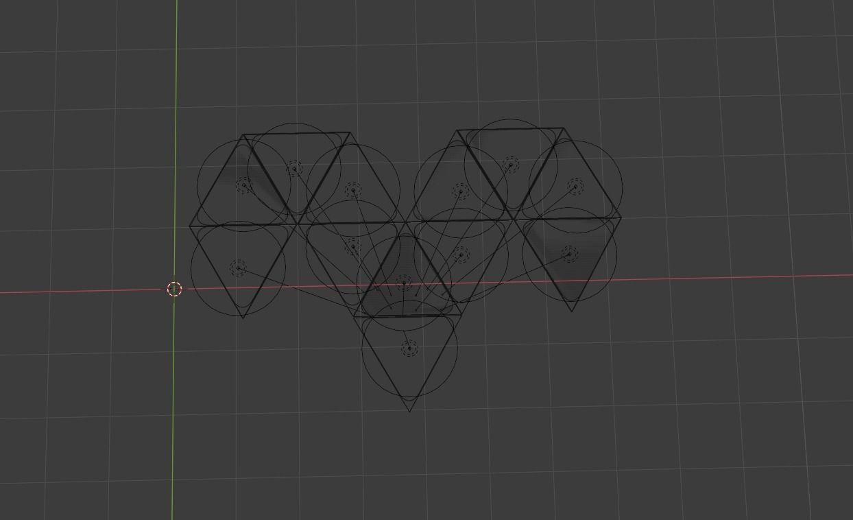 3D model Nanoleaf triangle lights cool gaming light rgb VR / AR / low ...