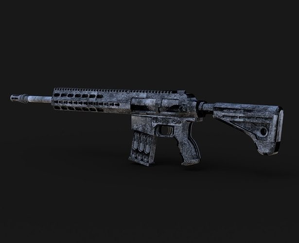 3D model Haenel assault rifle VR / AR / low-poly | CGTrader