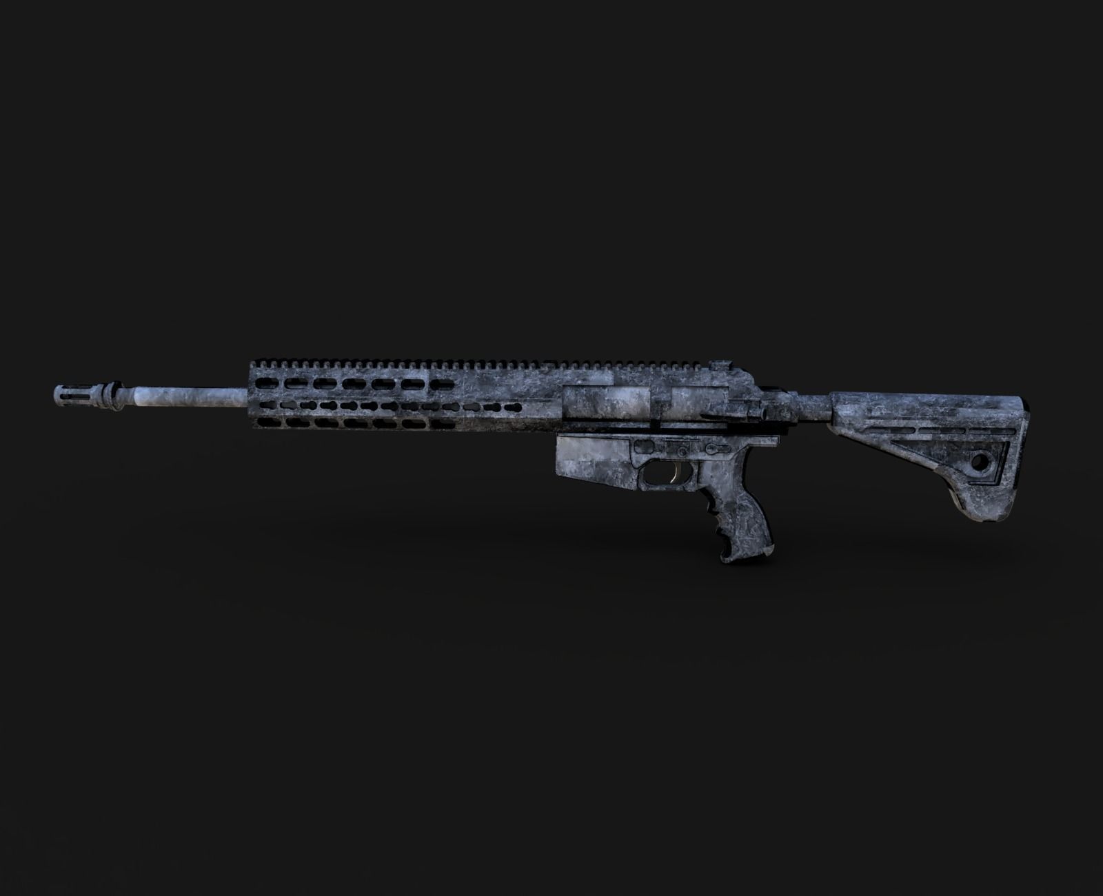 3D model Haenel assault rifle VR / AR / low-poly | CGTrader