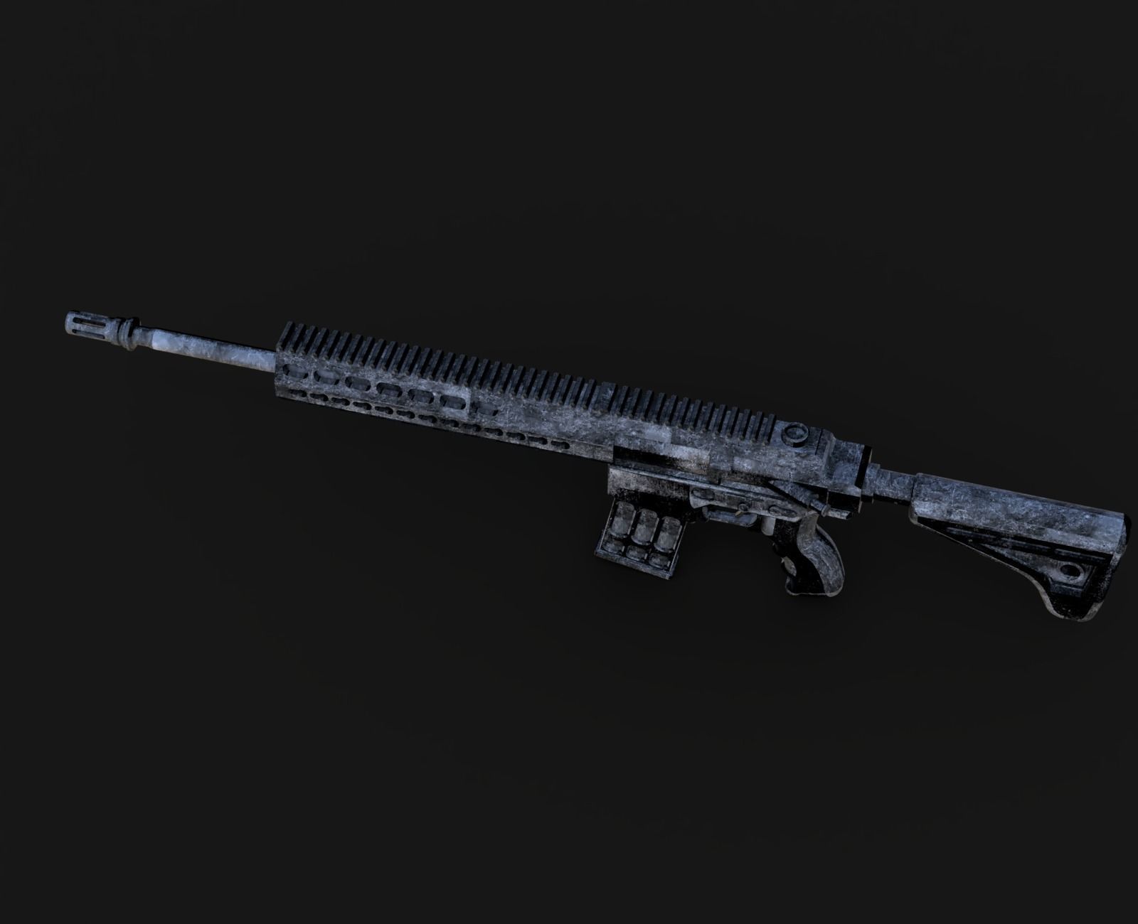 3D model Haenel assault rifle VR / AR / low-poly | CGTrader