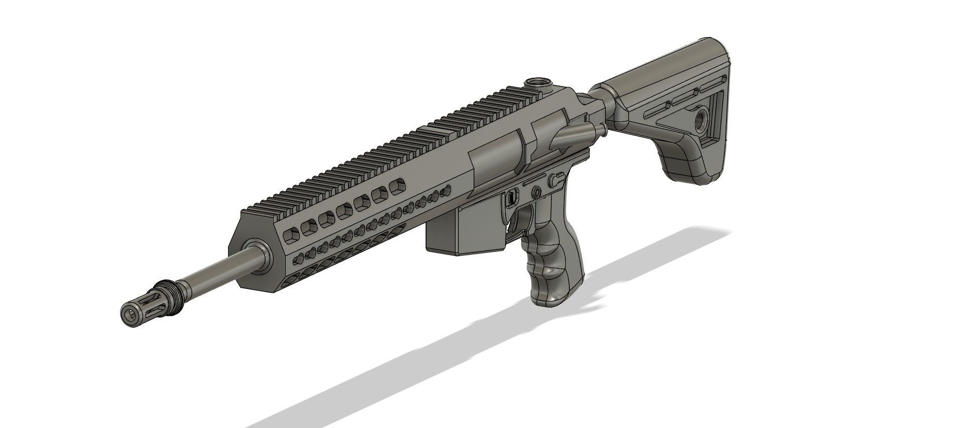 3D model Haenel assault rifle VR / AR / low-poly | CGTrader