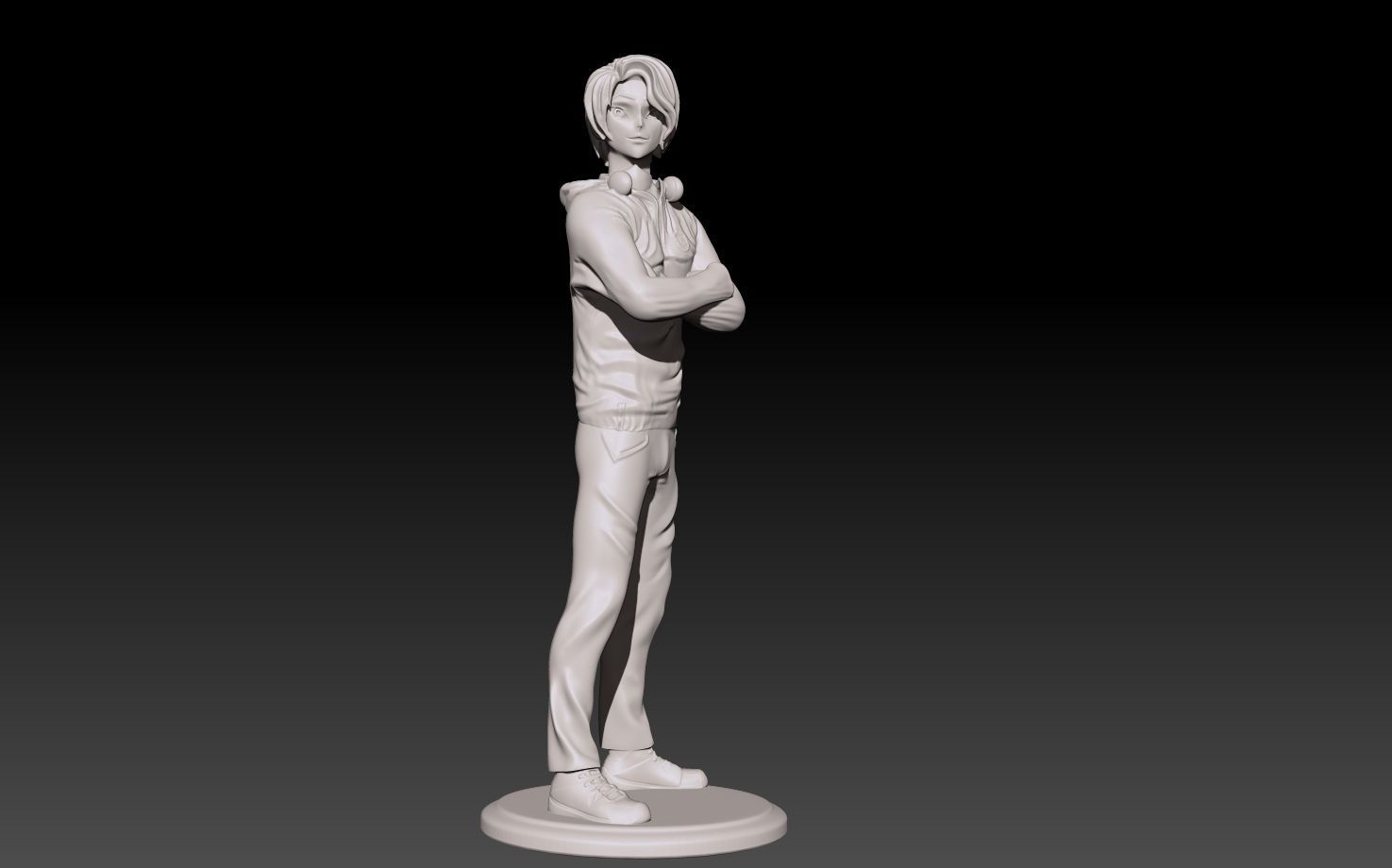Anime boy character free 3D model 3D printable | CGTrader