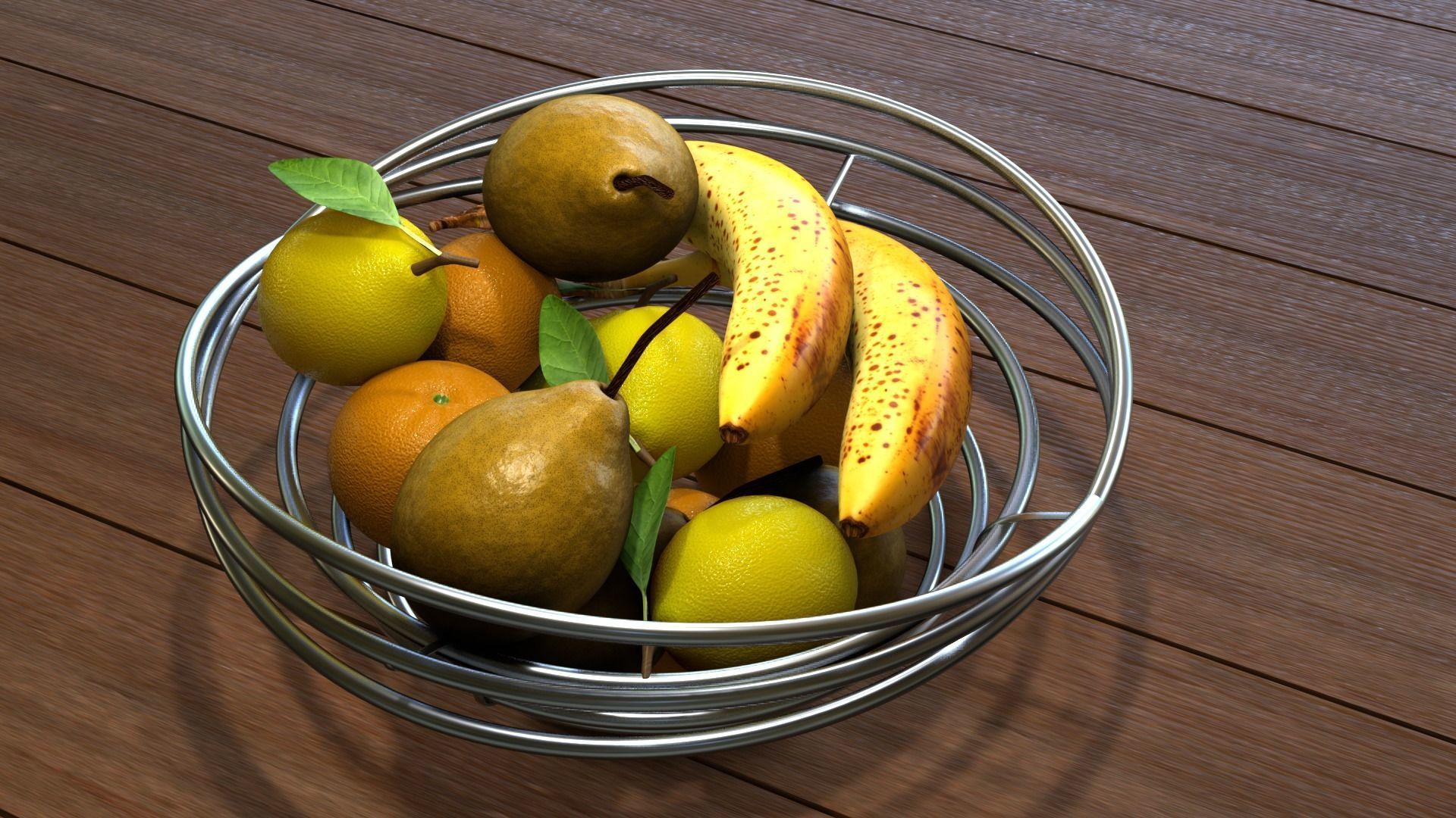 Fruits free 3D model | CGTrader