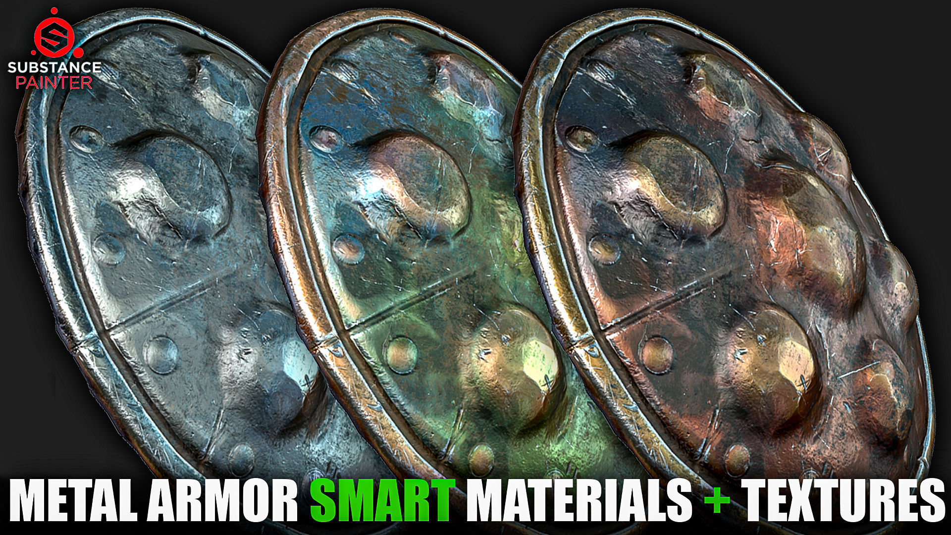 Metal Armor Smart Materials for Substance Painter Texture | CGTrader