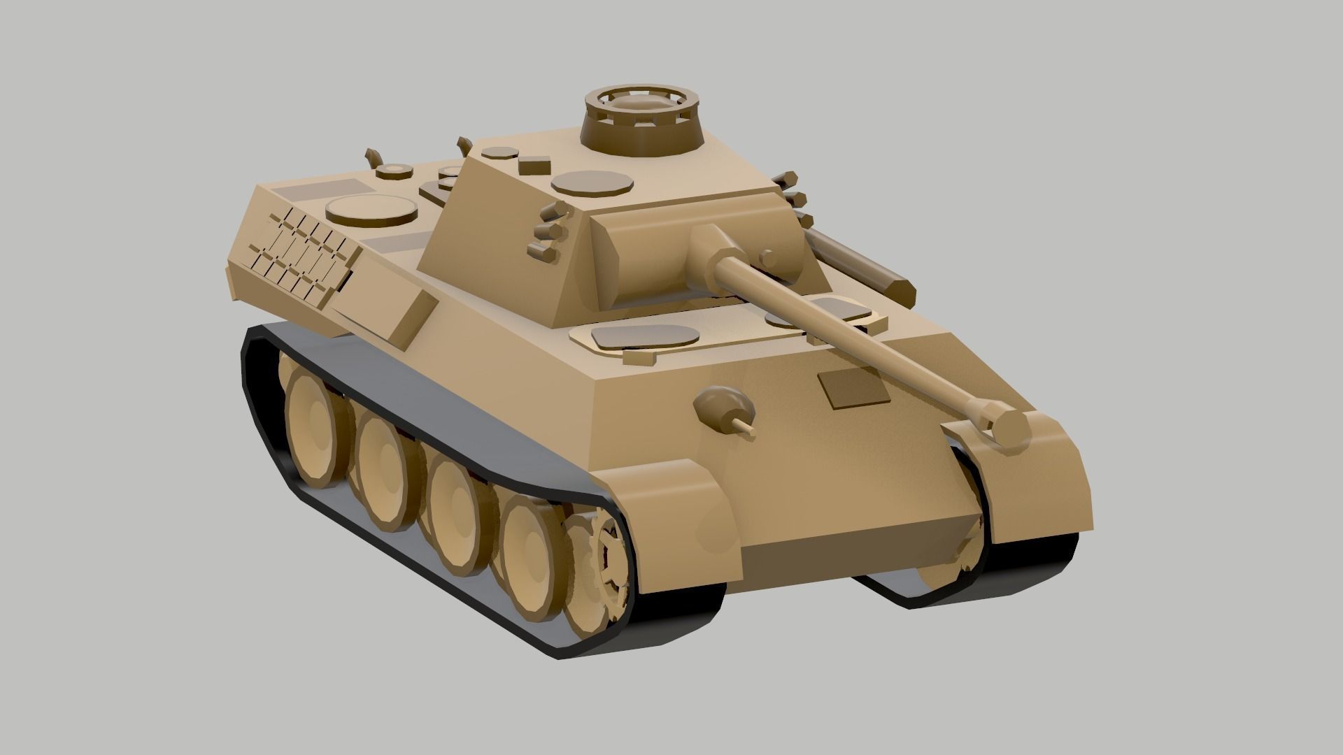 3D model Set of low poly tanks VR / AR / low-poly | CGTrader