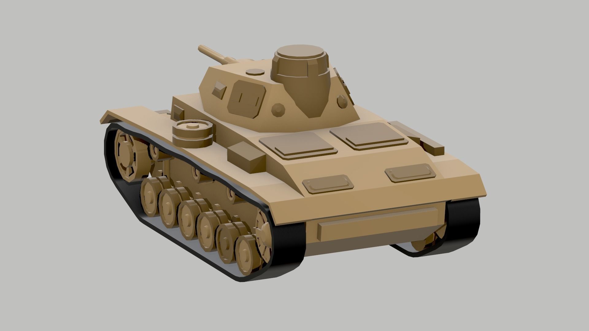 3D model Set of low poly tanks VR / AR / low-poly | CGTrader