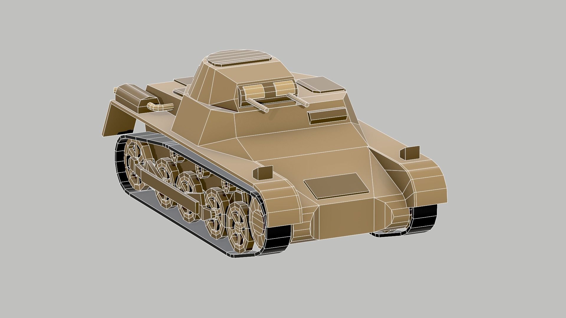 3D model Set of low poly tanks VR / AR / low-poly | CGTrader