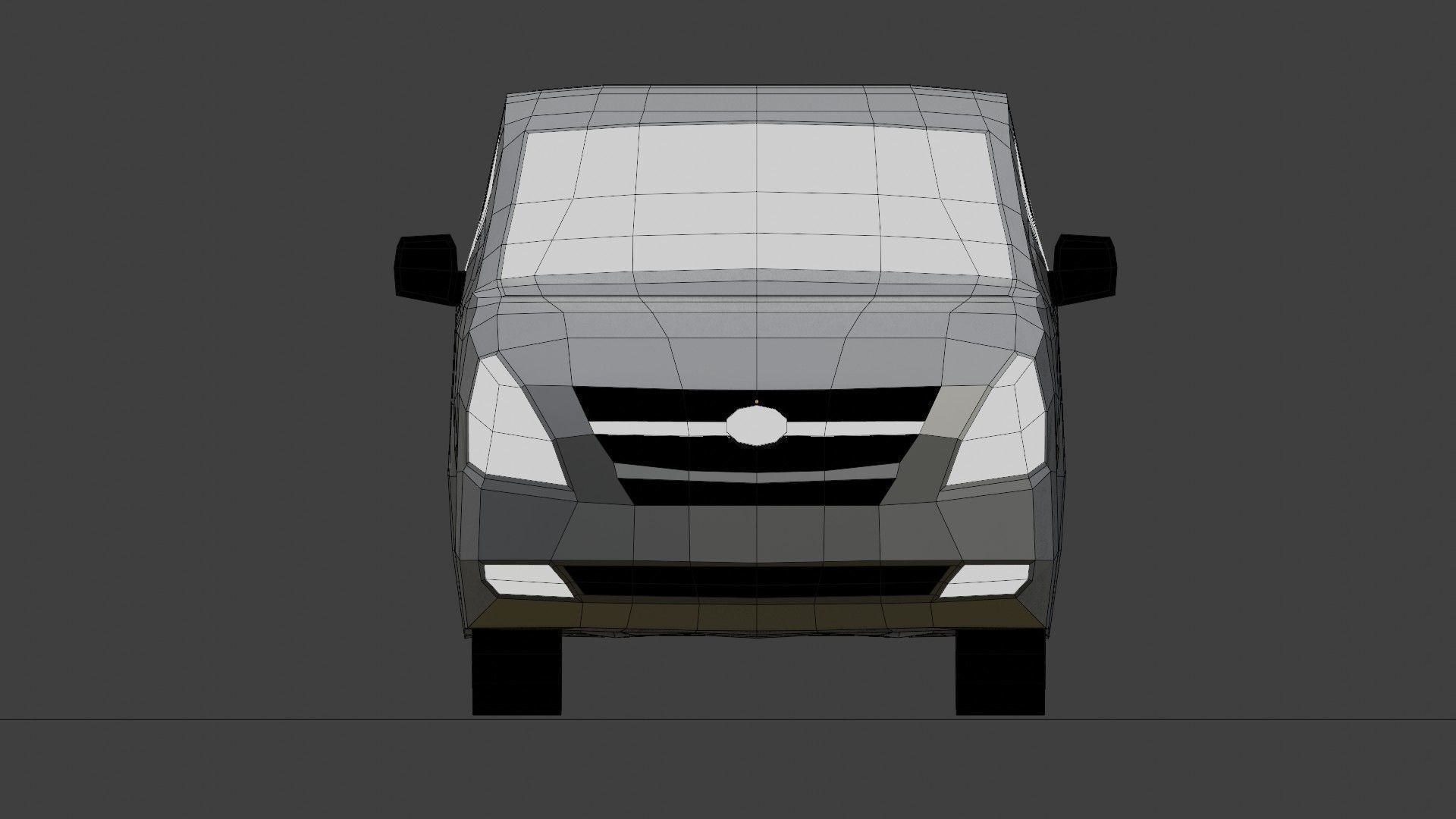 3D model MPV model low poly van VR / AR / low-poly | CGTrader
