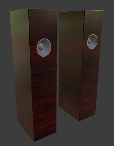 Low poly speaker free 3D model | CGTrader