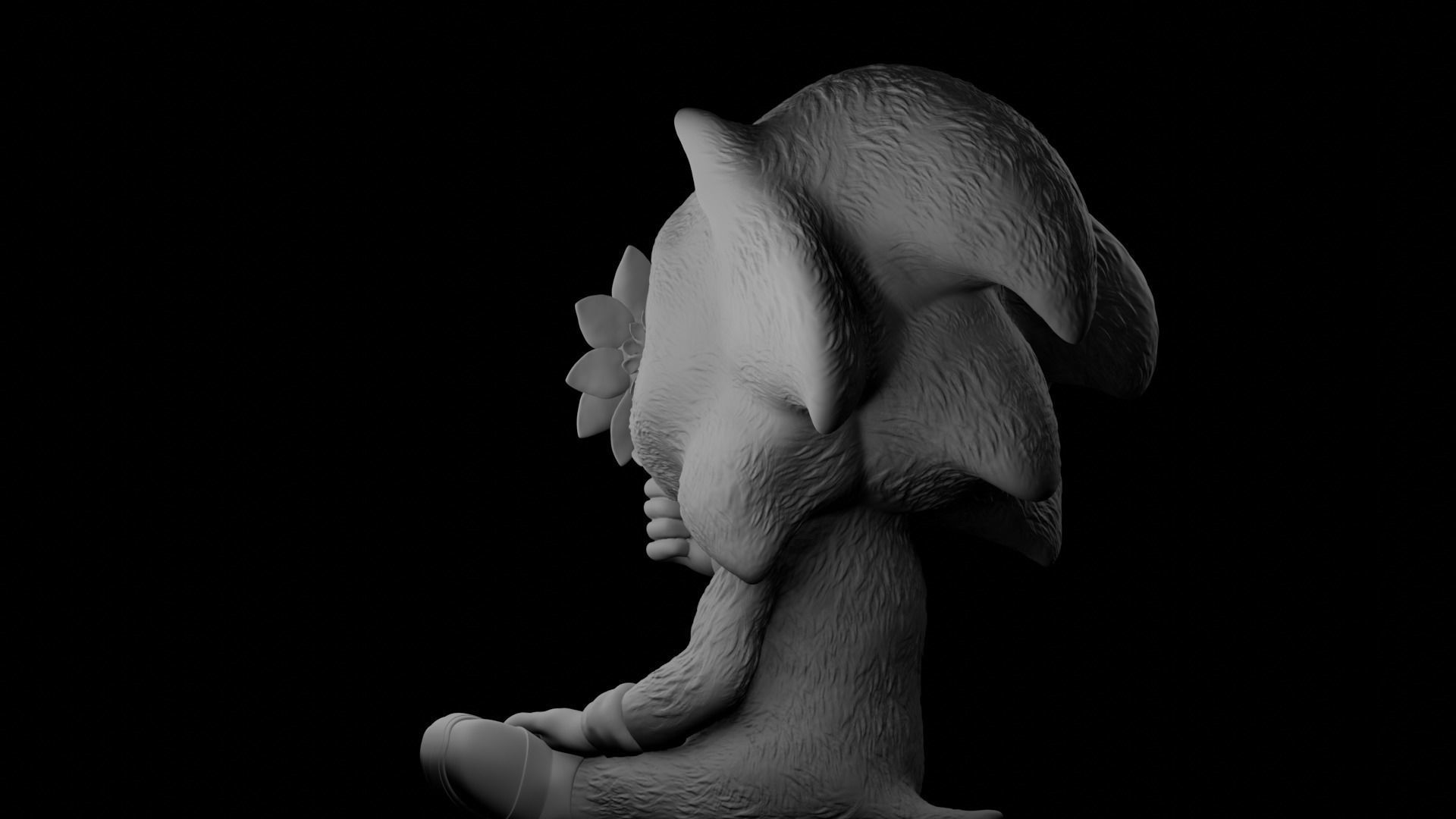 Baby Sonic 3D model 3D printable | CGTrader