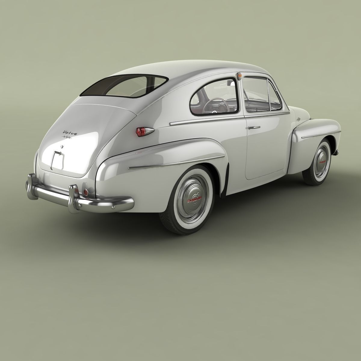 Volvo PV444 Coupe 3D model | CGTrader