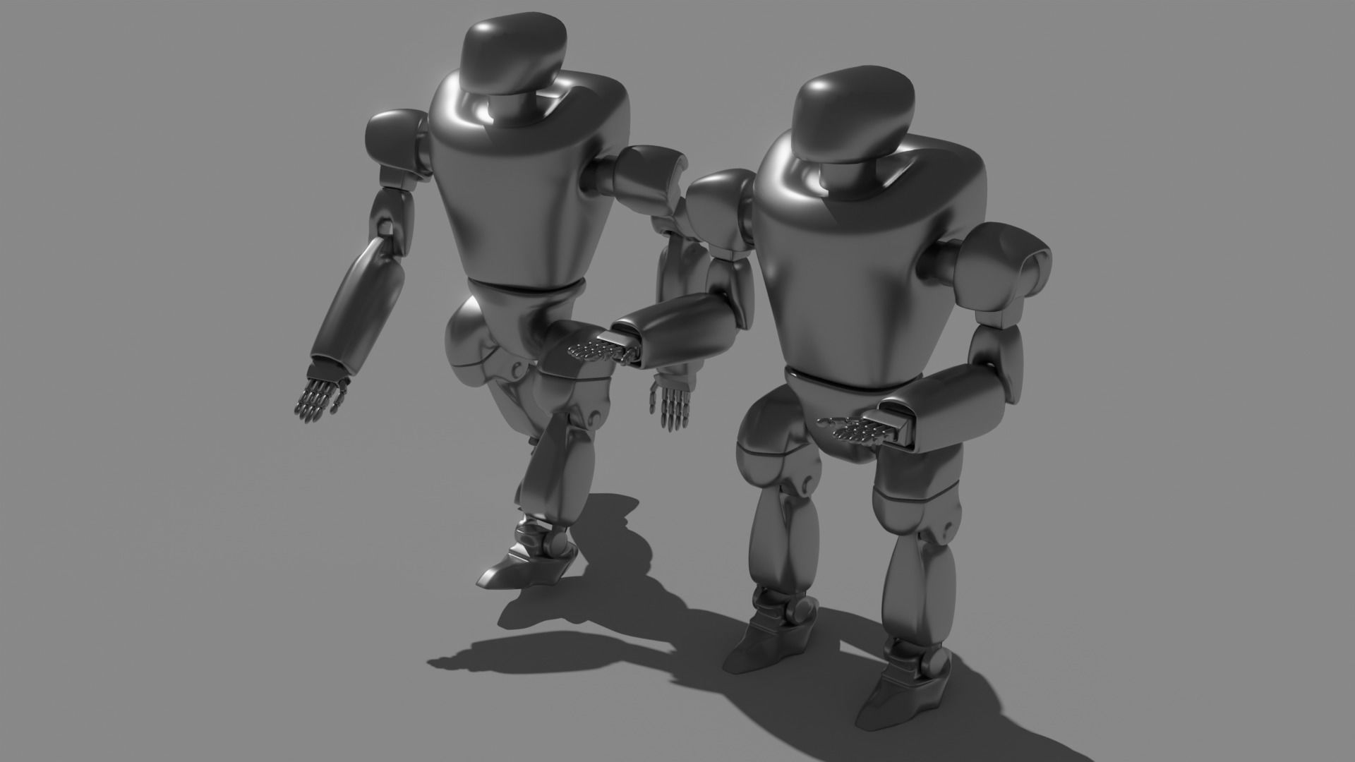 3D model Simple Rigged Robot VR / AR / low-poly | CGTrader