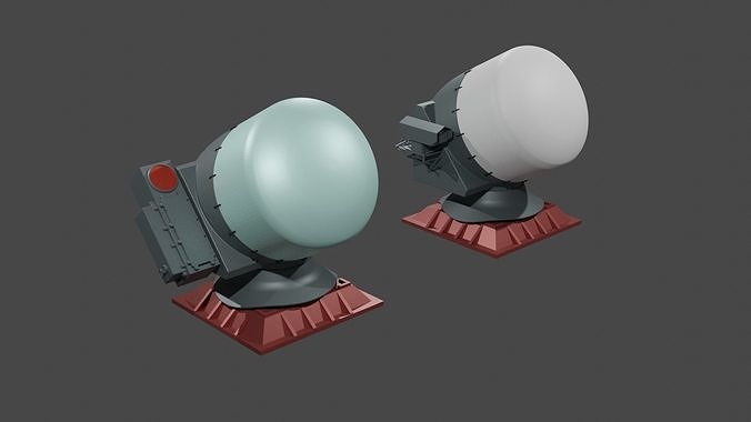 Russian Fire Control Radar MR-123 3D model | CGTrader