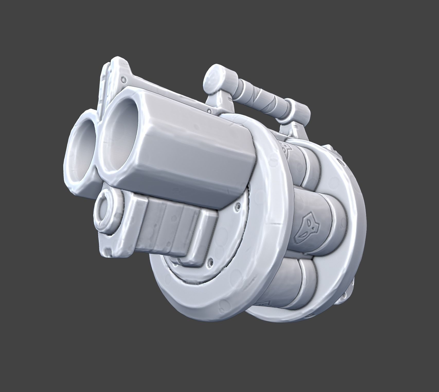 Stylized rocket launcher 3D model 3D printable | CGTrader