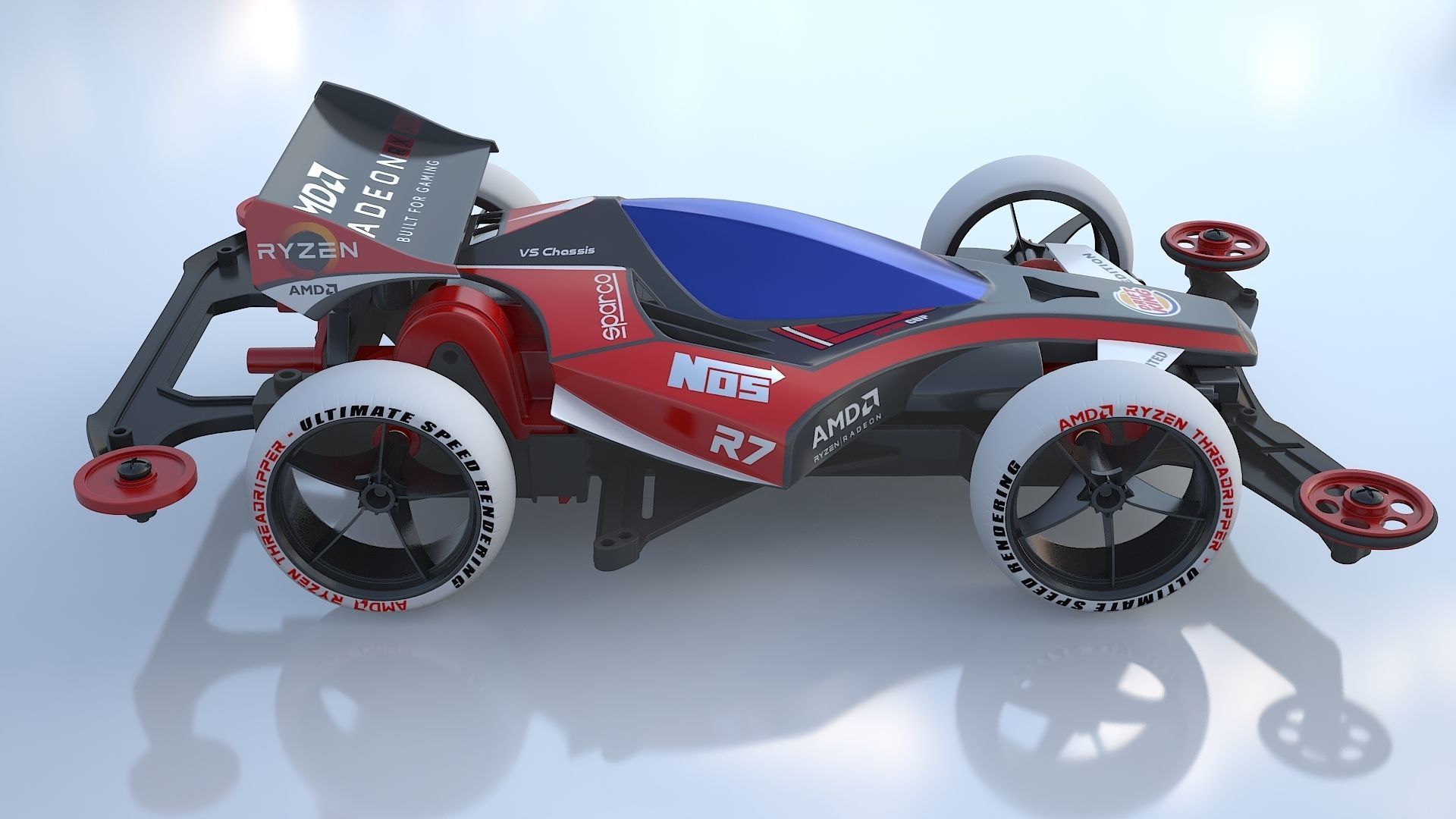 Tamiya Avante AMD 3D model | CGTrader
